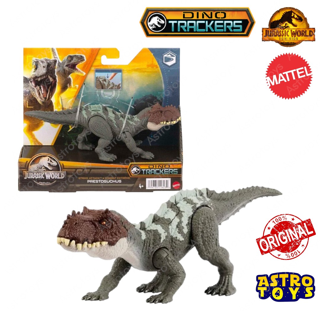 Jurassic World Strike Attack Prestosuchus Mainan Anak Dinosaurus Mattel ...