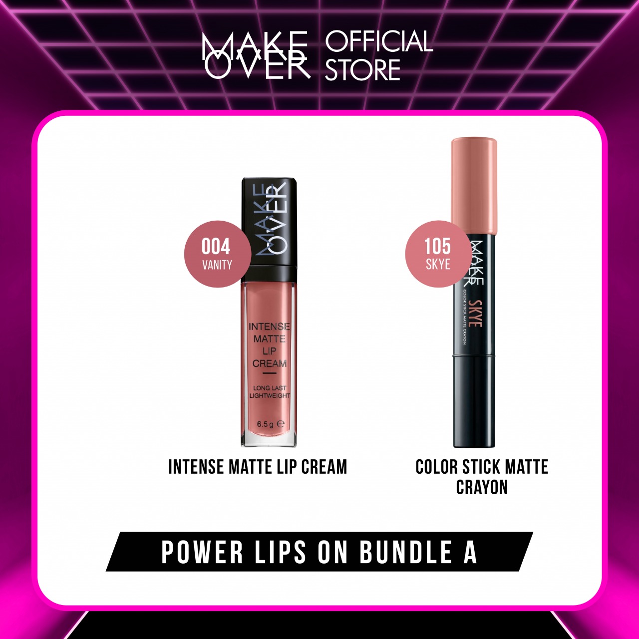 Make Over Intense Lip Statement : Intense Matte Lip Cream, Color Stick ...