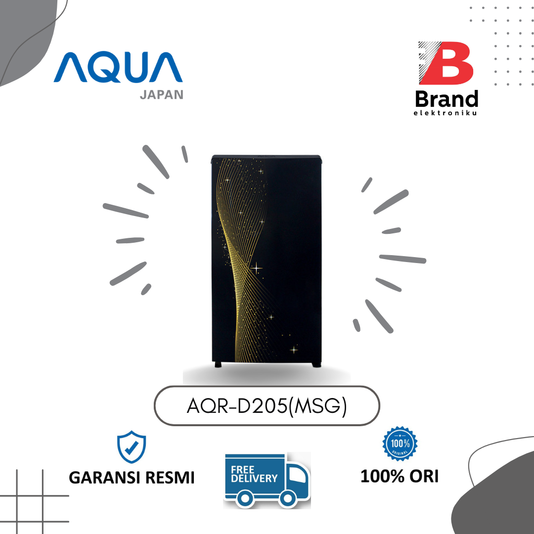 AQUA KULKAS 1 PINTU AQR-D205(MSG) AQR D205 - 165 Liter | Lazada Indonesia