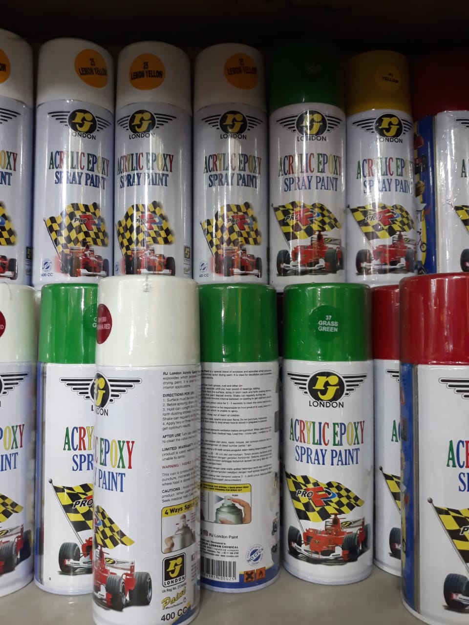 Pilok Cat Rj london 400cc Botol Besar/Jumbo harga satuan | Lazada Indonesia