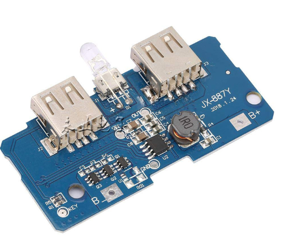 Dual USB Module Power Bank DIY 3.7v to 5v 2A Lithium Powerbank | Lazada ...