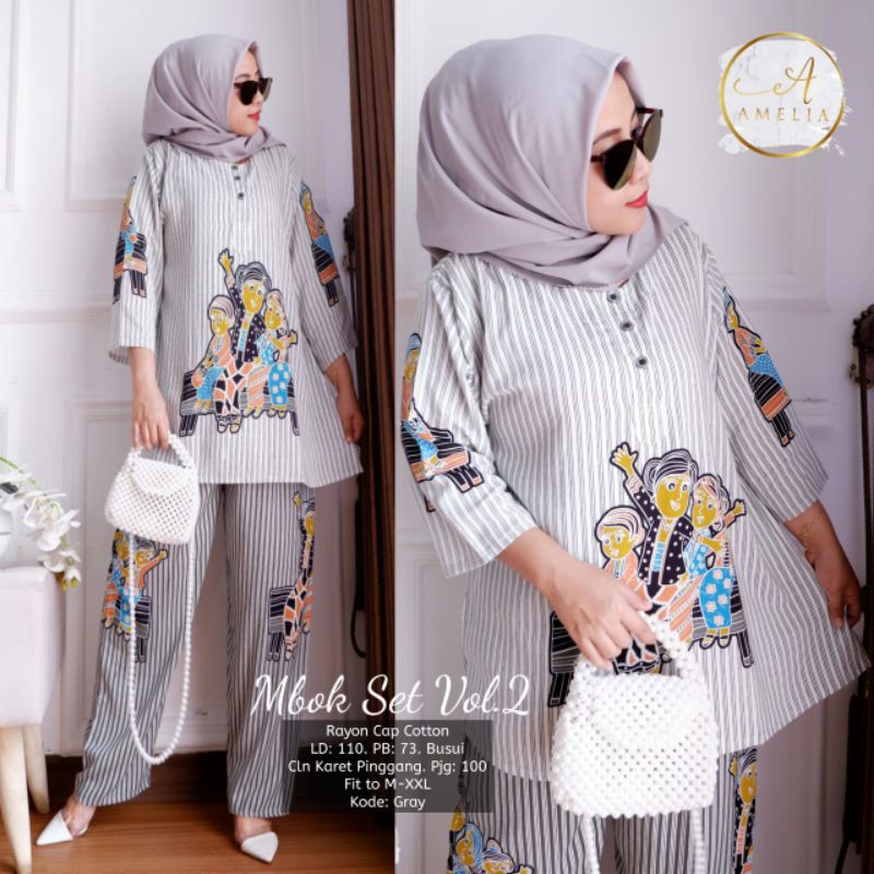 BAJU MBOK SET VOL 2 BY AMELIA | Lazada Indonesia
