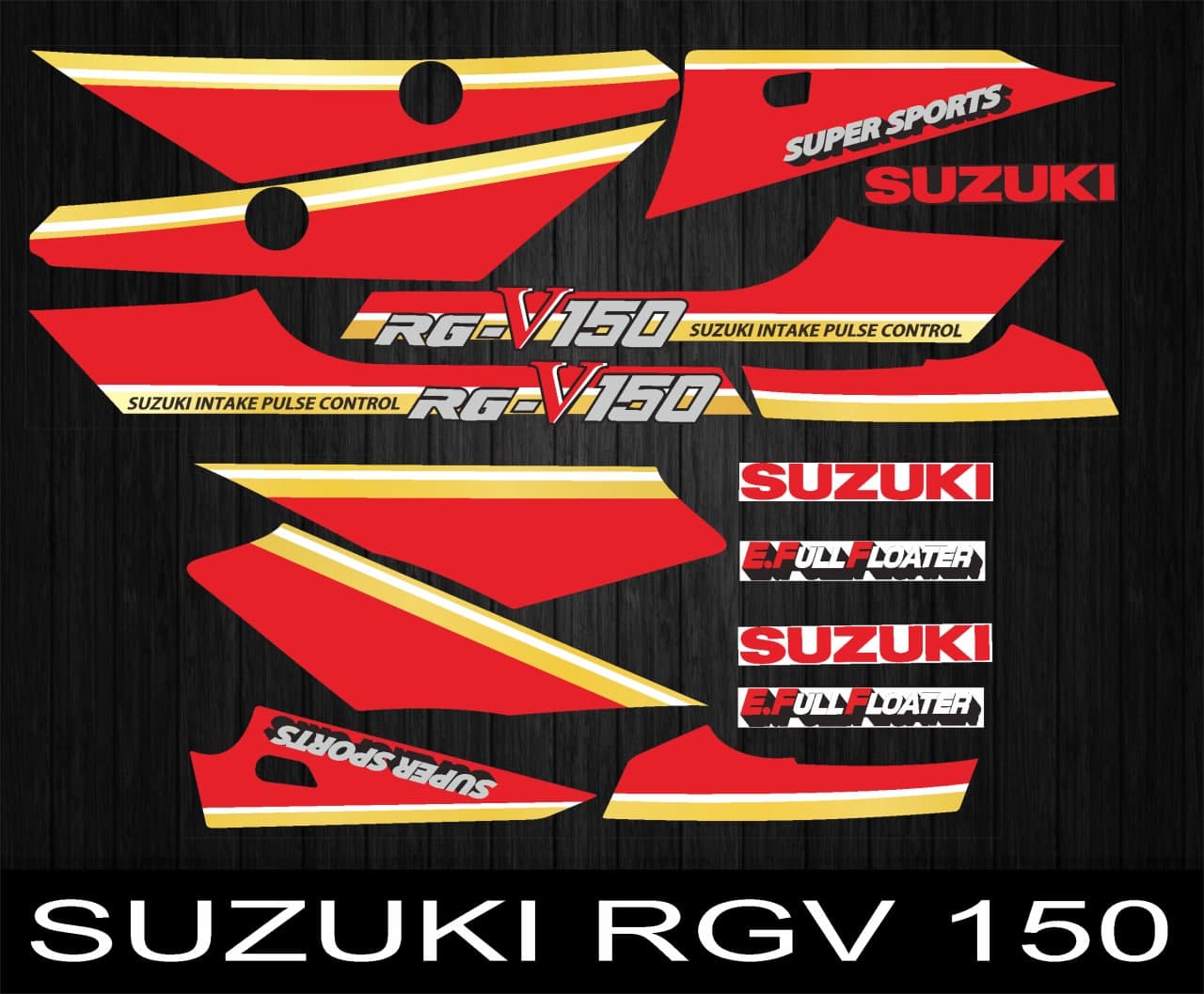 STICKER STRIPING SUZUKI RGV 150 | Lazada Indonesia