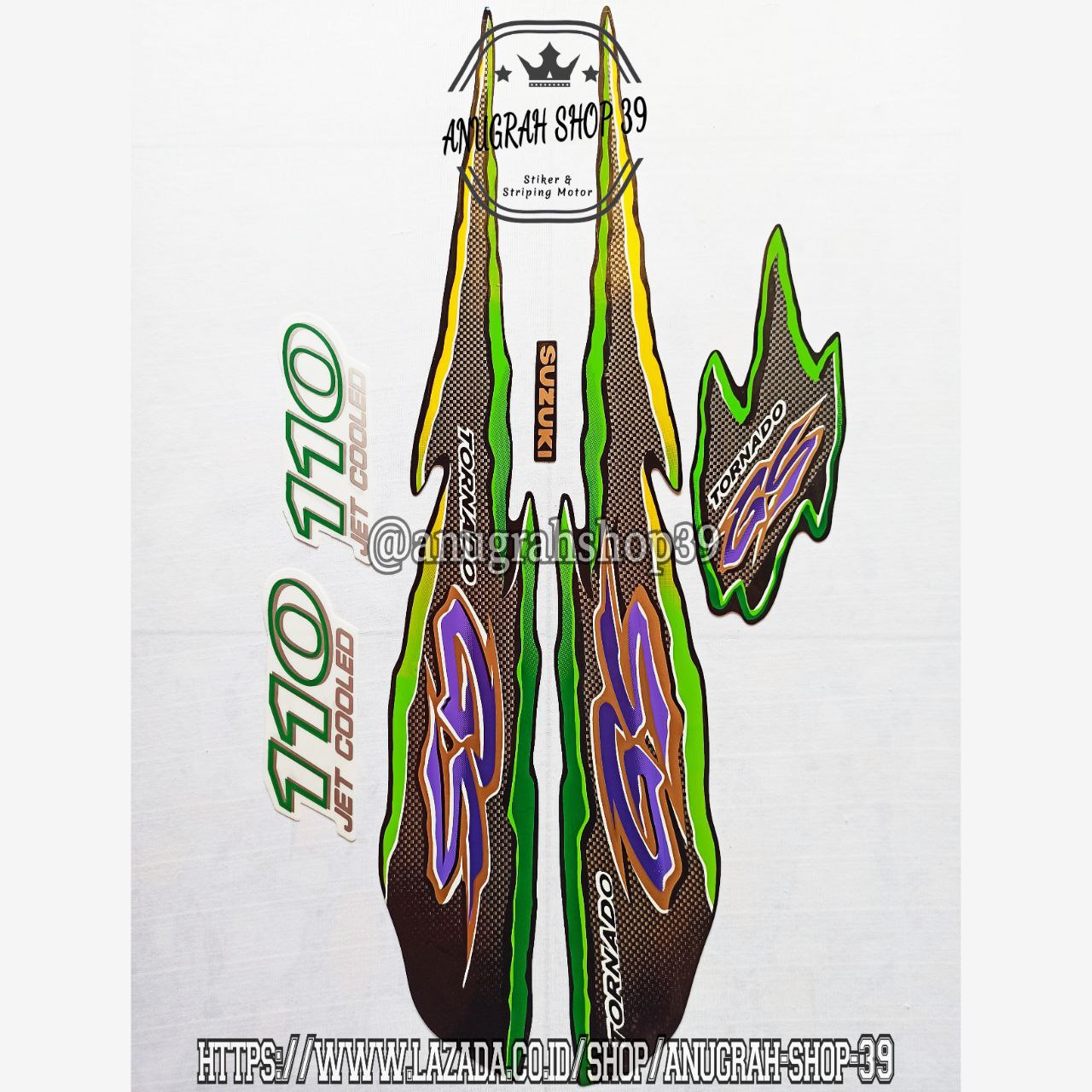 STRIPING SUZUKI GS TORNADO 1996, LIS STIKER MOTOR SUZUKI GS TORNADO ...