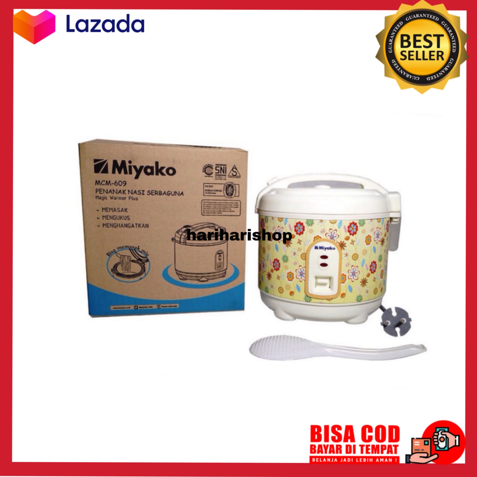 Miyako MCM-609 Rice Cooker / Magic Com | Lazada Indonesia