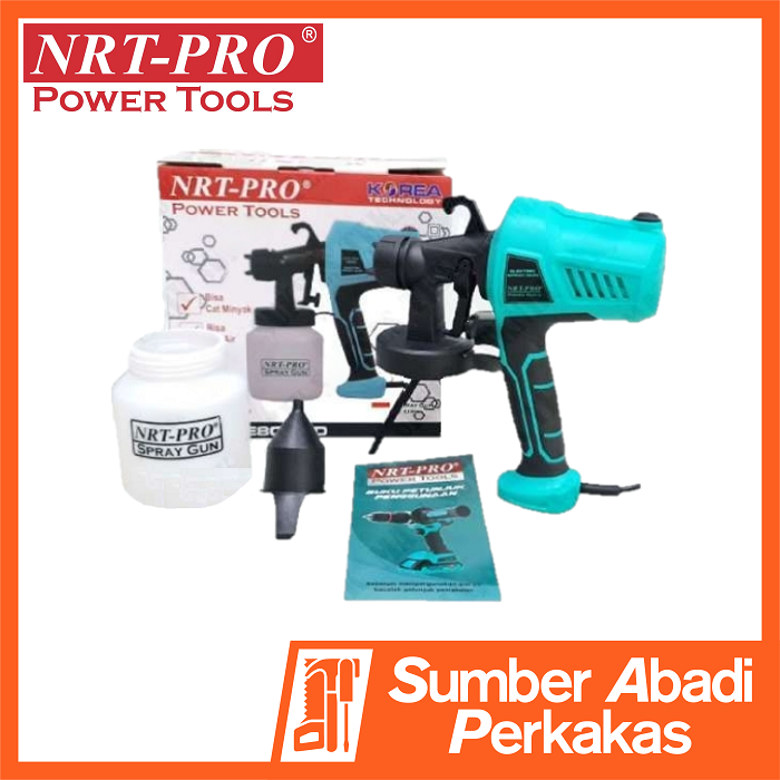 NRT-PRO SE800HD Spray Gun Electric Tabung Alat Cat Semprot Elektrik Air Spraygun SE800 HD SE 800 ...