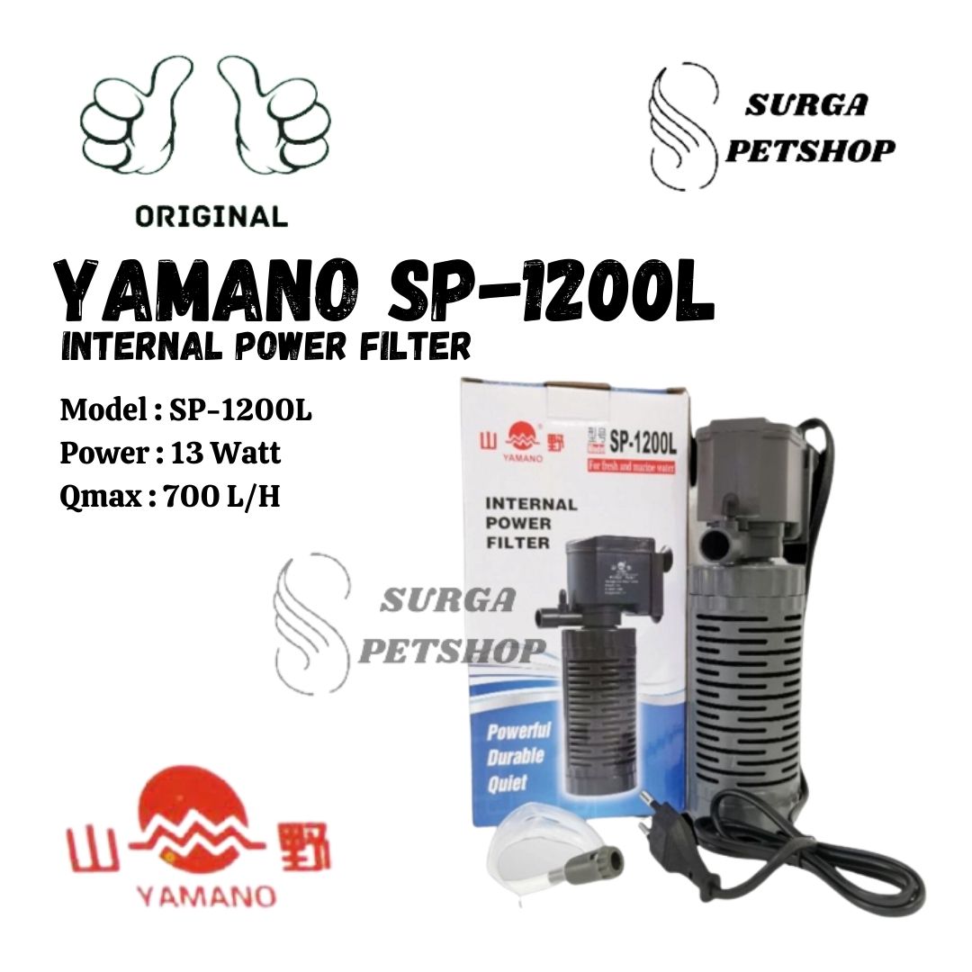 YAMANO SP-1200L SP1200L Pompa Internal Filter Aquarium Akuarium ...