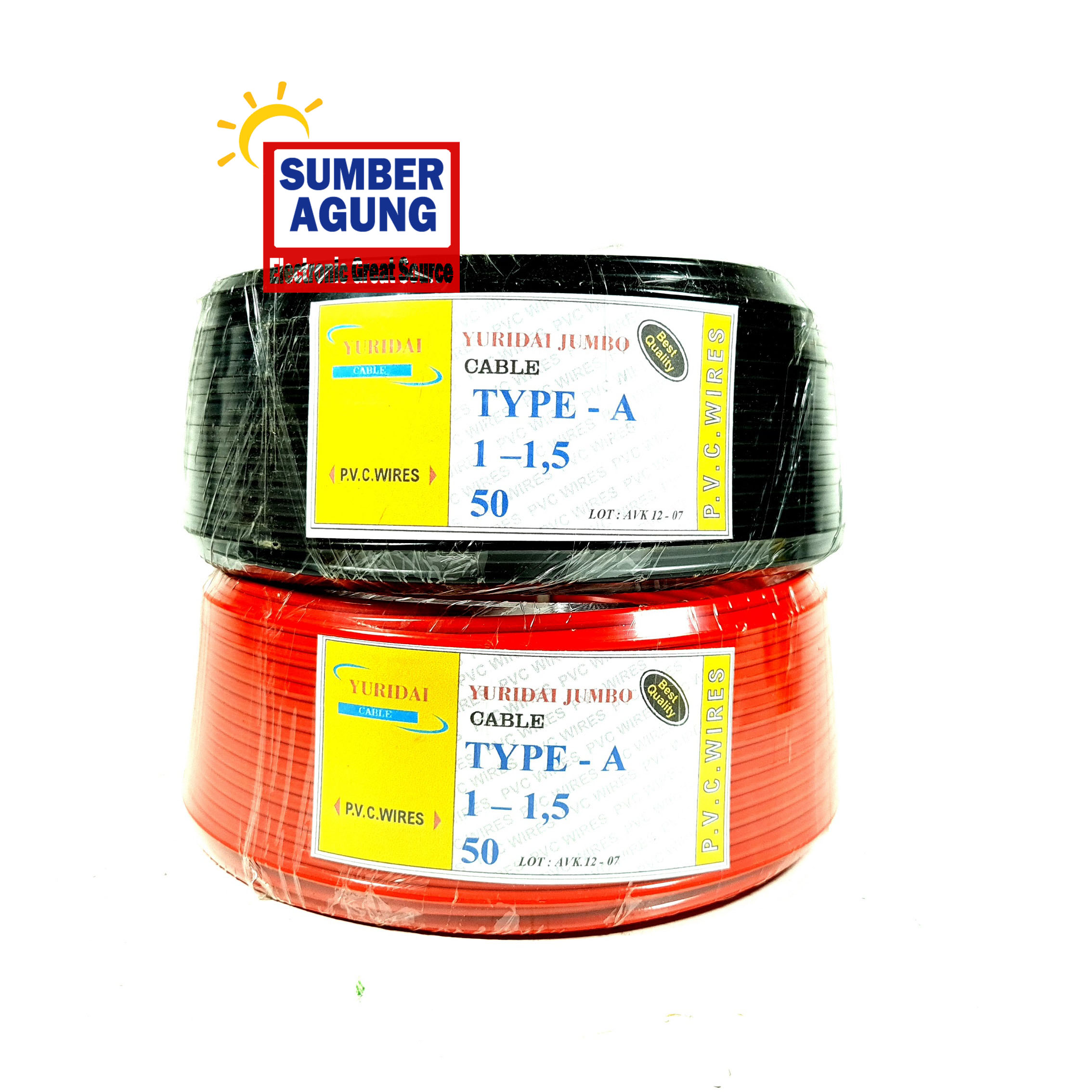 Kabel Engkel Yulidai Jumbo Type A Ukuran 1 - 1.5 Panjang 50 Kabel ...