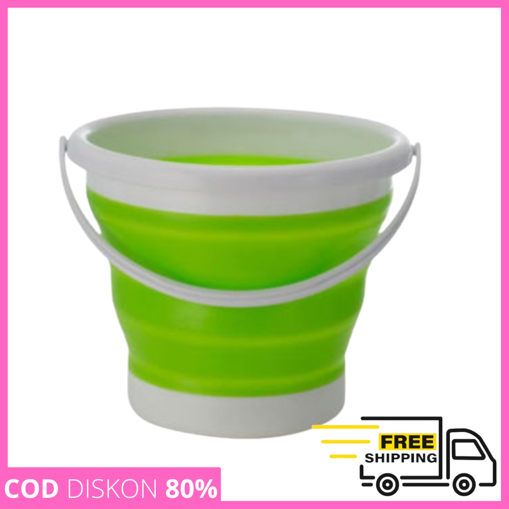 ( OMG ) 😲 Ember Lipat Portable Bucket PRAKTIS WARNA UKURAN 10 LITER 5 ...