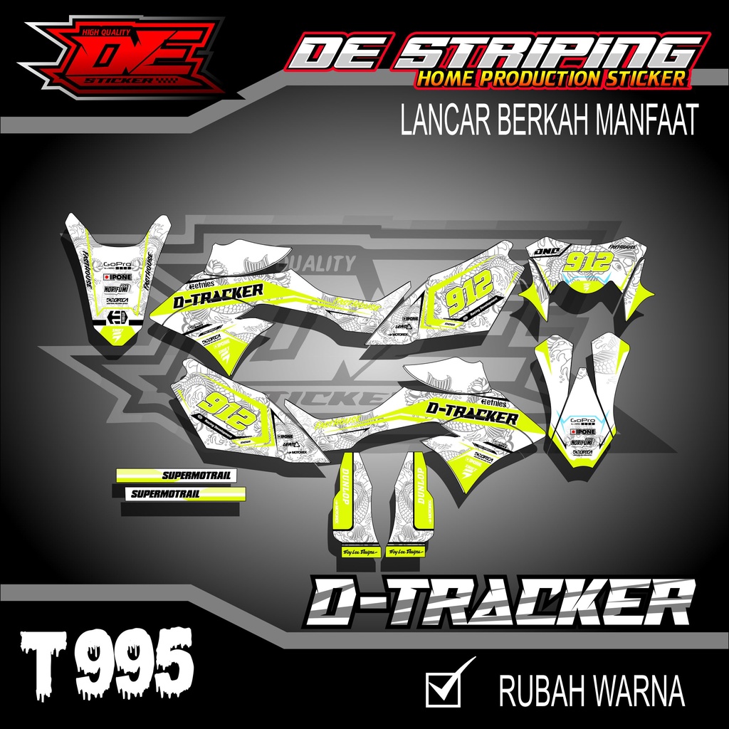 Striping Decal D-tracker Stiker DTX Trail Keren T995 | Lazada Indonesia