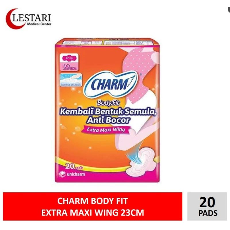 Charm Body Fit Xtra Maxi Wing [ 20 Pads / 23cm ] | Lazada Indonesia