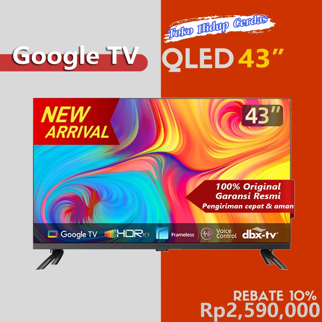 Smart TV Android TV Digital TV LED 43 /32 /28 /24 /21 inci Google TV Android 11 Dolby Audio ...