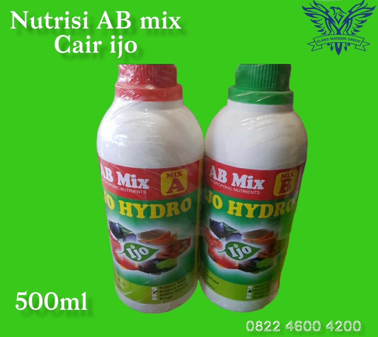 Nutrisi AB Mix 500ml Cair Ijo Hydro Hydrophonik Sayuran Daun Harga 1 ...