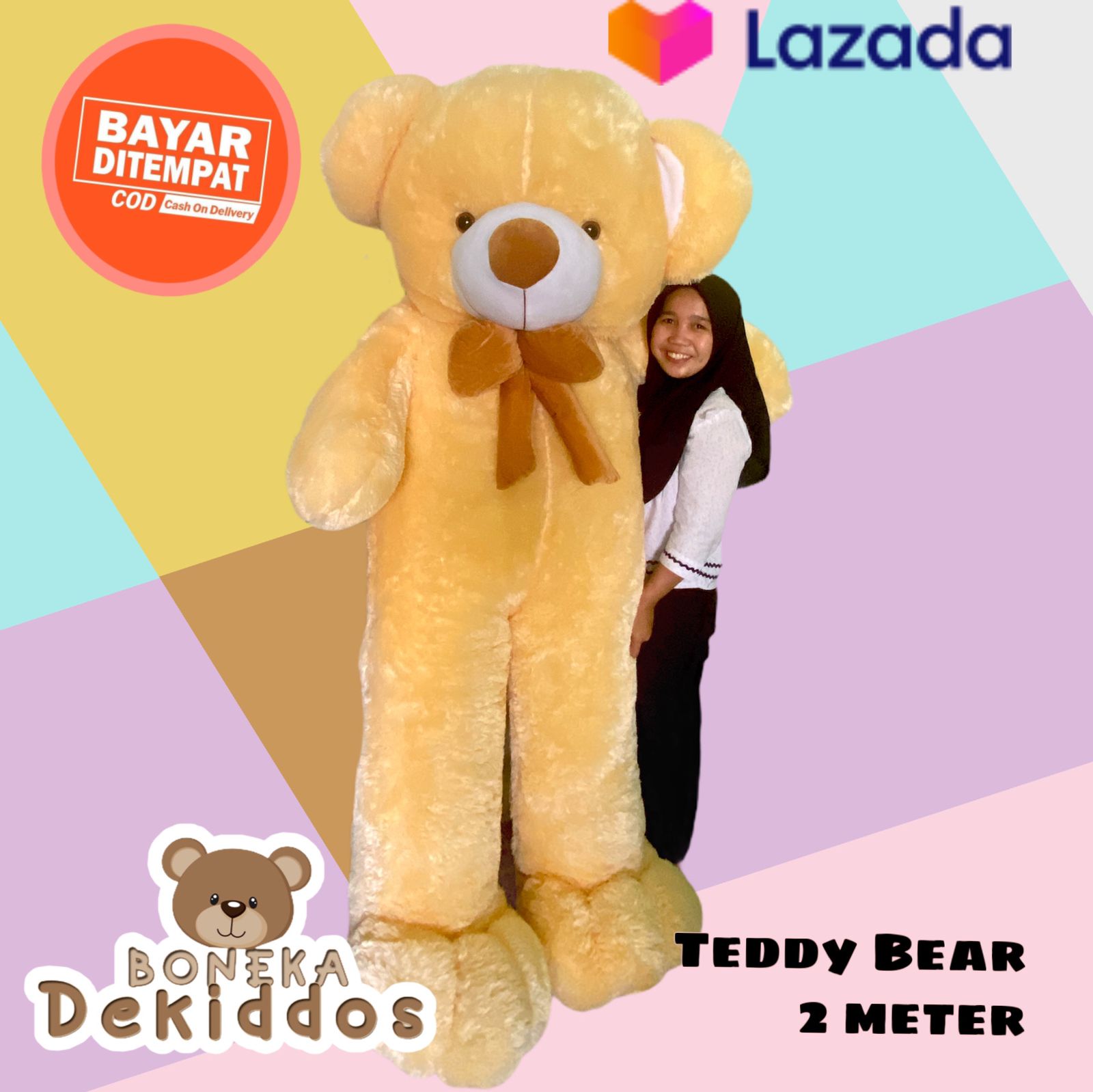 Boneka super RAKSASA 2 meter / Teddy Bear 2 meter / babon // boneka ...