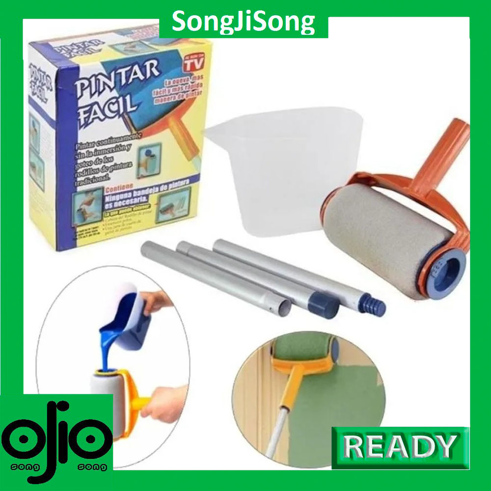 Ojio Alat Cat Pintar Paint Roll Alat Cat Dinding Rumah - Kuas Cat ...