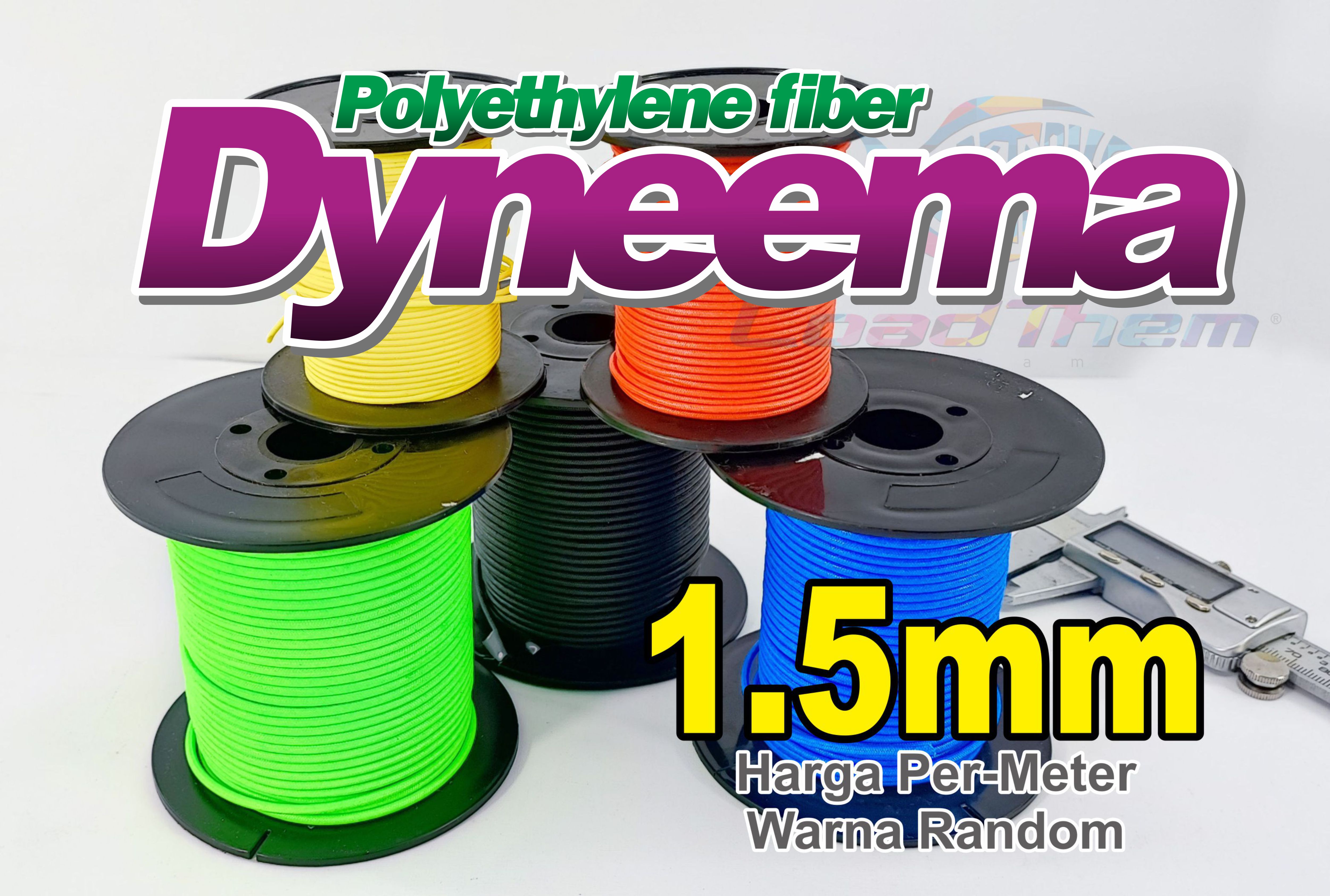 Dyneema 1.5MM PE spectra Line tali untuk wishbone di panah ikan ...