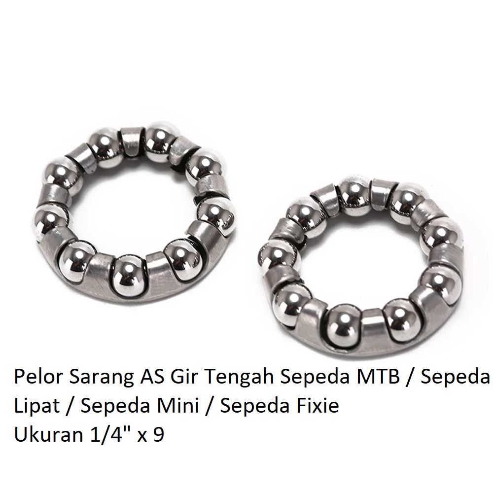 SJBIKE - Sepasang Pelor AS Gir Tengah Sepeda MTB / Sepeda Lipat ...