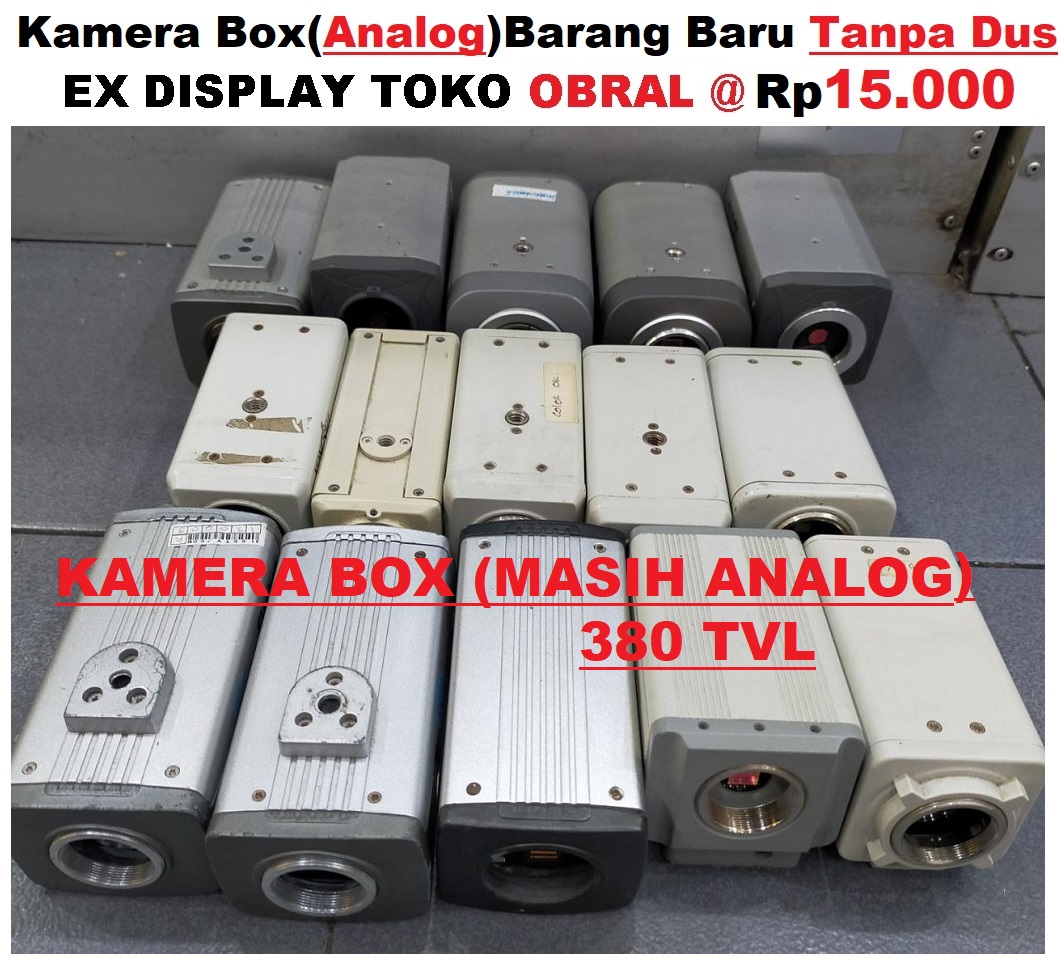 SALE Camera Box Aalog 380TVL EX Display Toko Barang Baru Tanpa Dus | Lazada Indonesia