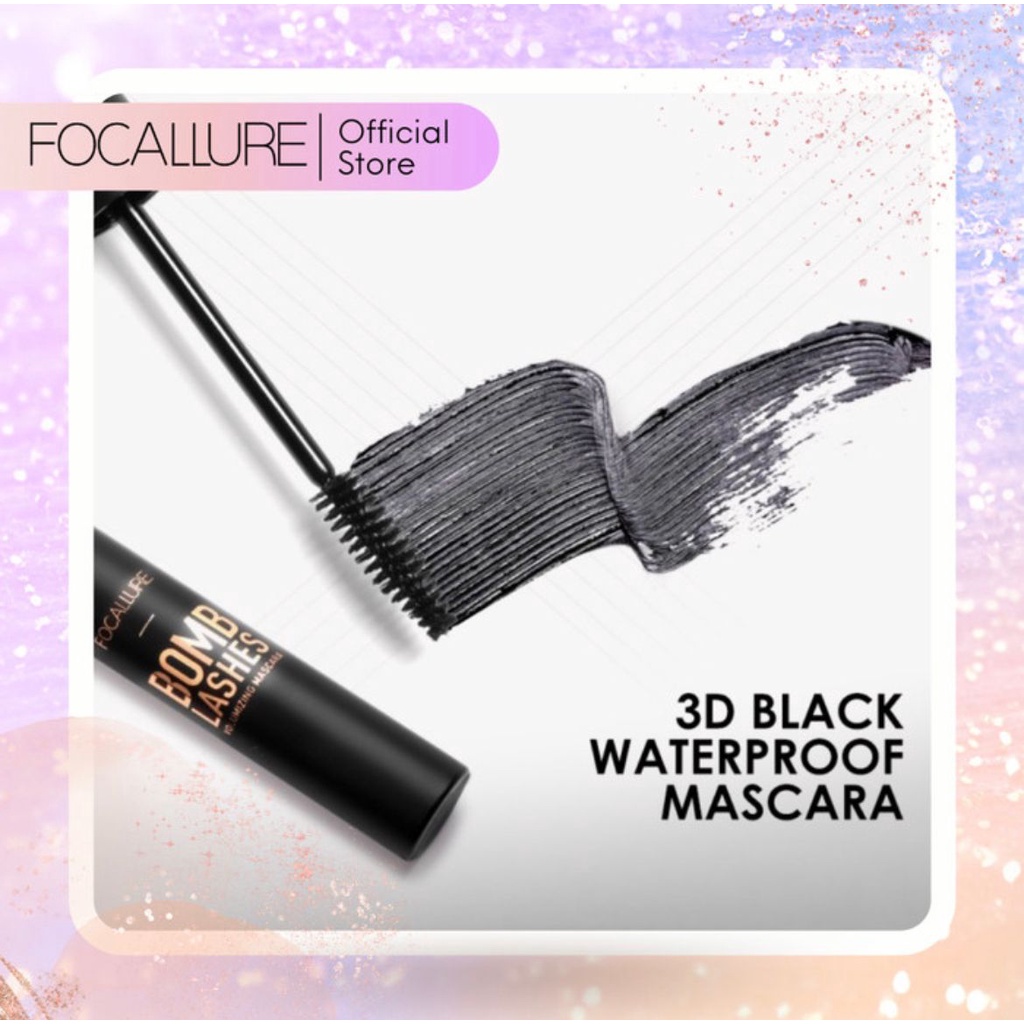 Focallure Bomb Lashes Mascara FA44 Maskara Hitam Tahan Lama Bomb Lashes ...