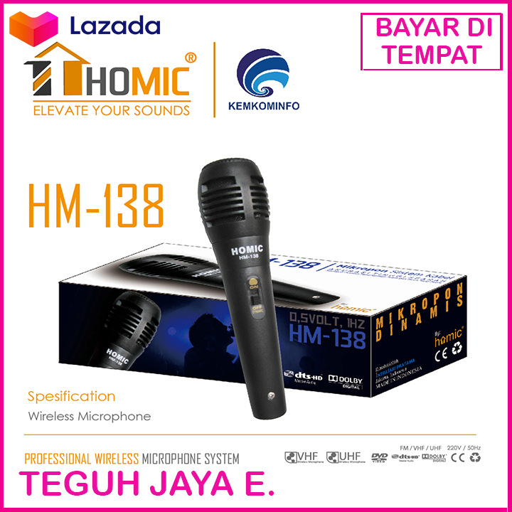 HOMIC HM-138 Mic/Michrophone Kabel Murah Berkualitas | Lazada Indonesia