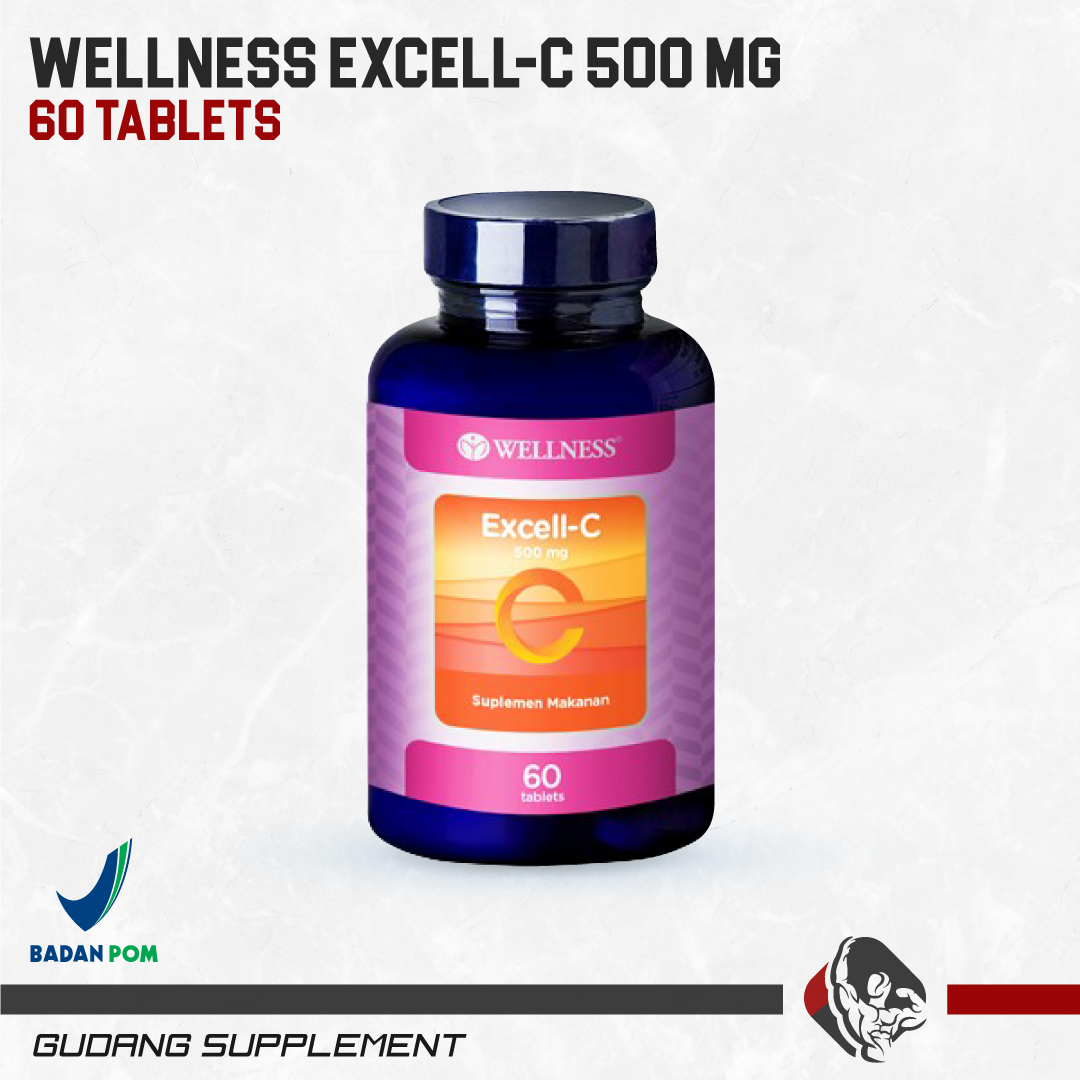 Wellness Excel C 500mg 60 Tablet Vitamin C Gudang Supplemen | Lazada ...