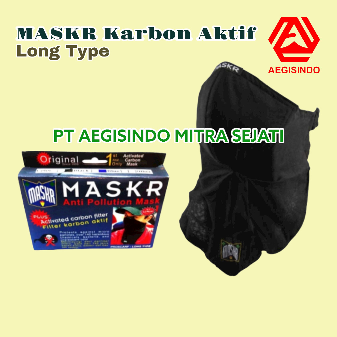 ORIGINAL Masker Karbon Aktif MASKR LONG PANJANG Safety Motor Biker ...