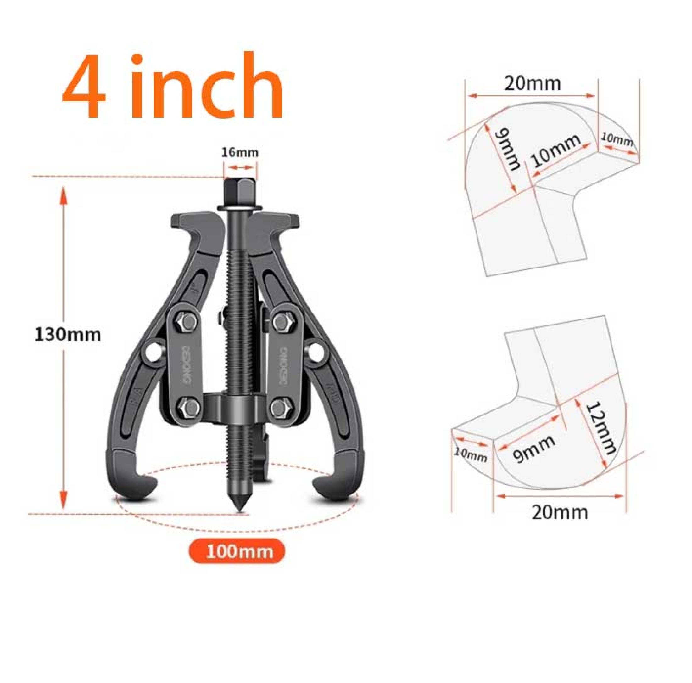 Treker 3 Kaki 3 4 6 8 10 Inch - Gear Puller 3 Jaw Tracker - TREKER ...