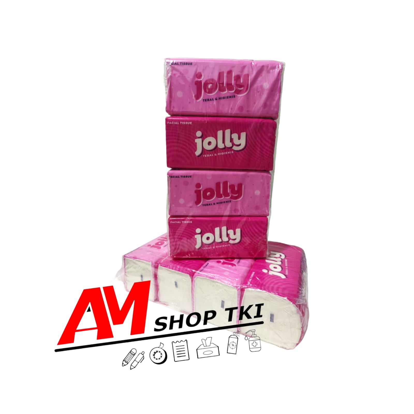Jolly Facial Softpack 200's Multipack isi 4 | Lazada Indonesia