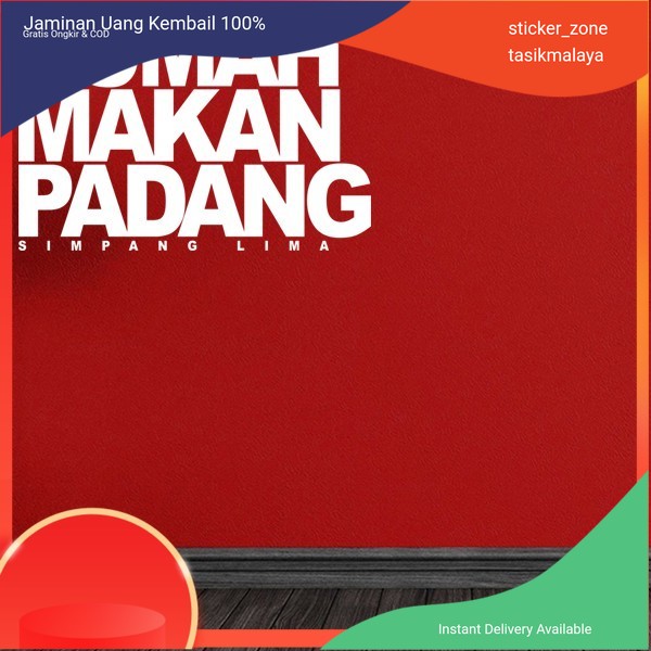 Stiker Custom Makan Padang Warung Sticker Dinding Kaca PREMIUM QUALITY ...