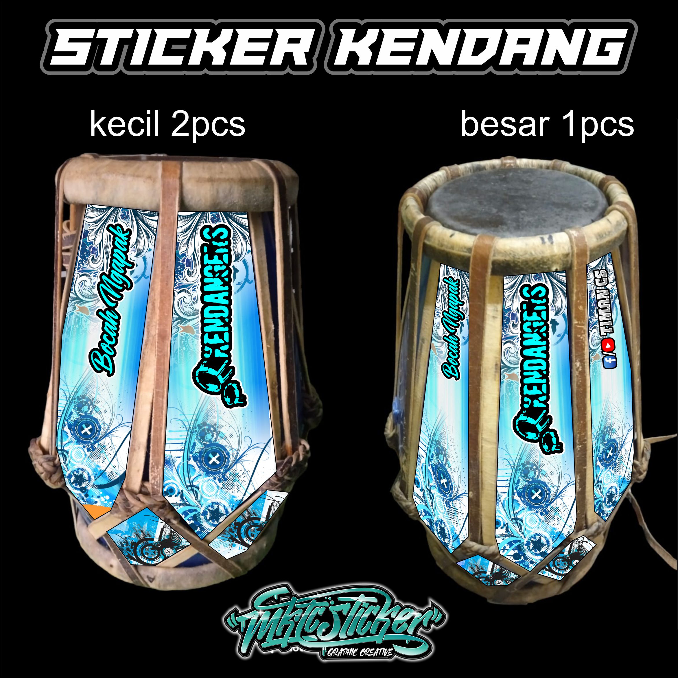STICKER KENDANG FULL SET | Lazada Indonesia