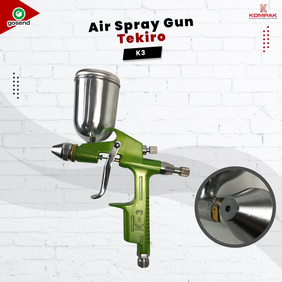 ALAT SEMPROTAN CAT K 3 K3 TEKIRO / AIR SPRAY GUN / SEMPROT UDARA ...