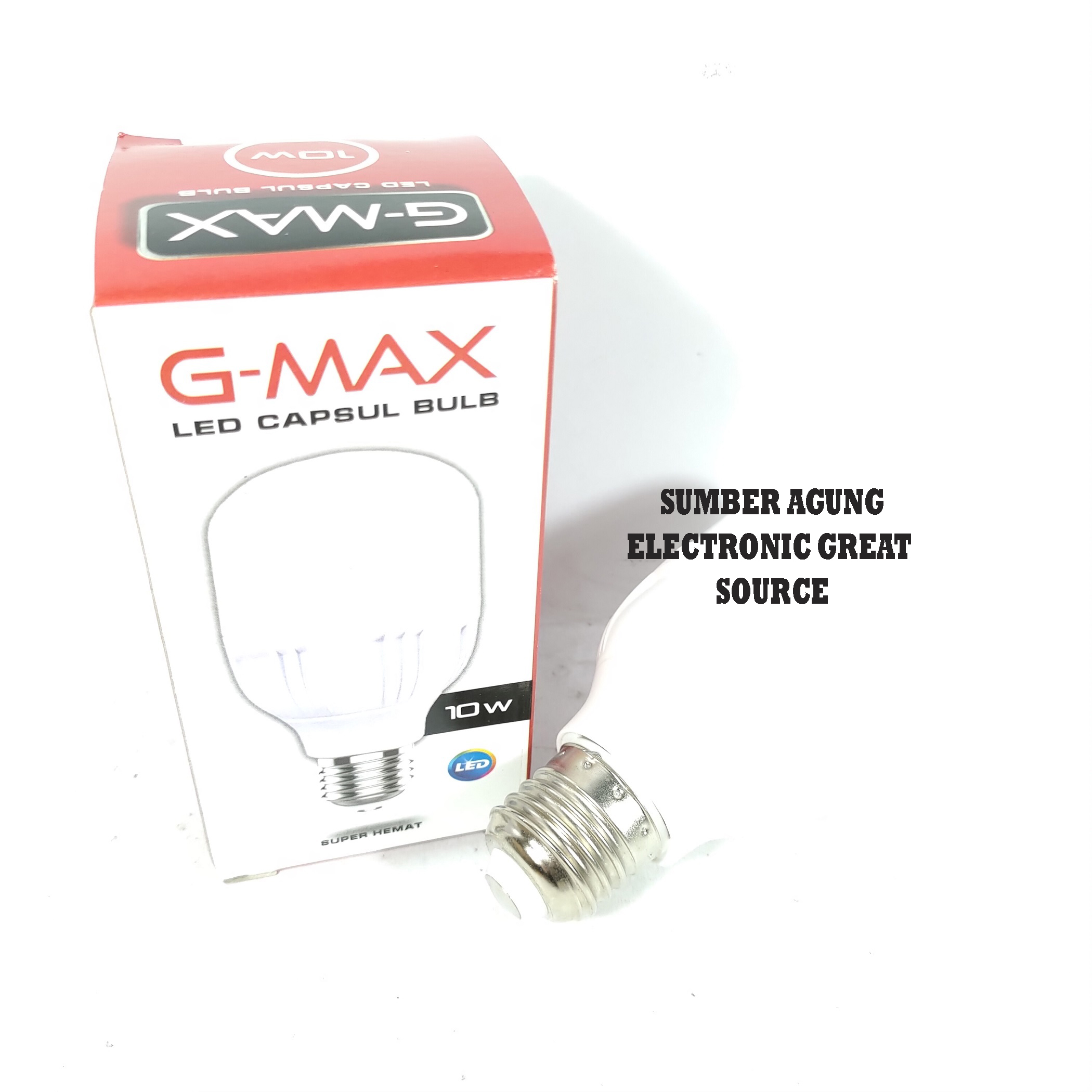 Lampu GMAX 10W LED Kapsul Capsule 10 Watt Capsul Bulb Terang Awet ...