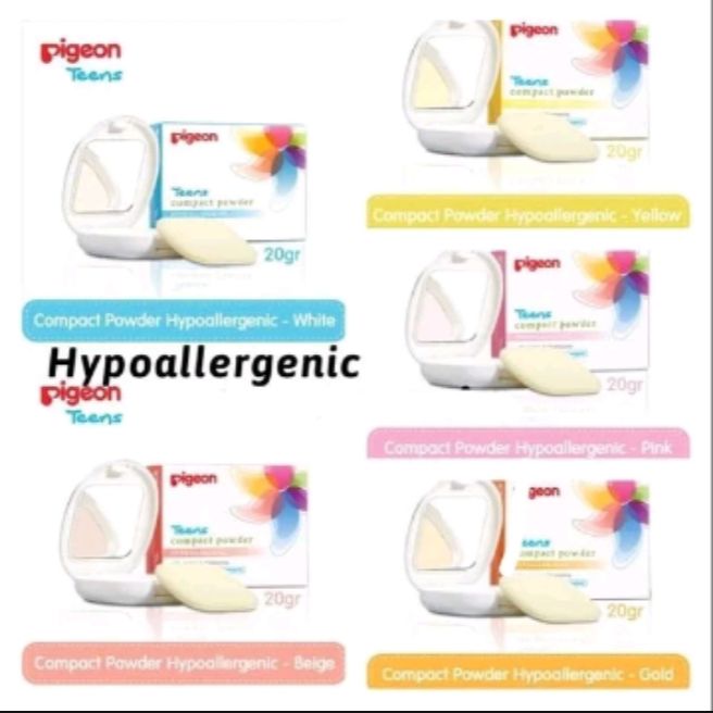 pigeon compact powder hypoallergenic | Lazada Indonesia