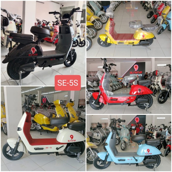 Sepeda Listrik Electric Bike E-Nine SE 5 Dinamo 500 Watt | Lazada Indonesia