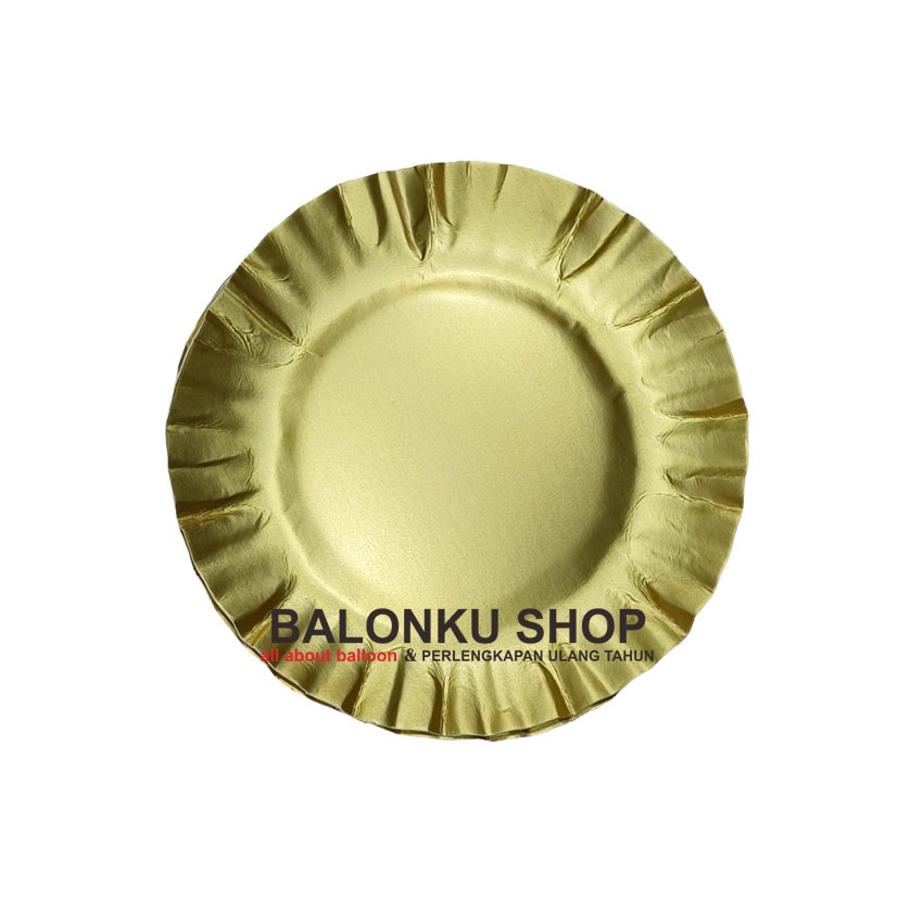 Piring Kertas / Piring Kue / Piring Makanan / Paper Plate | Lazada ...