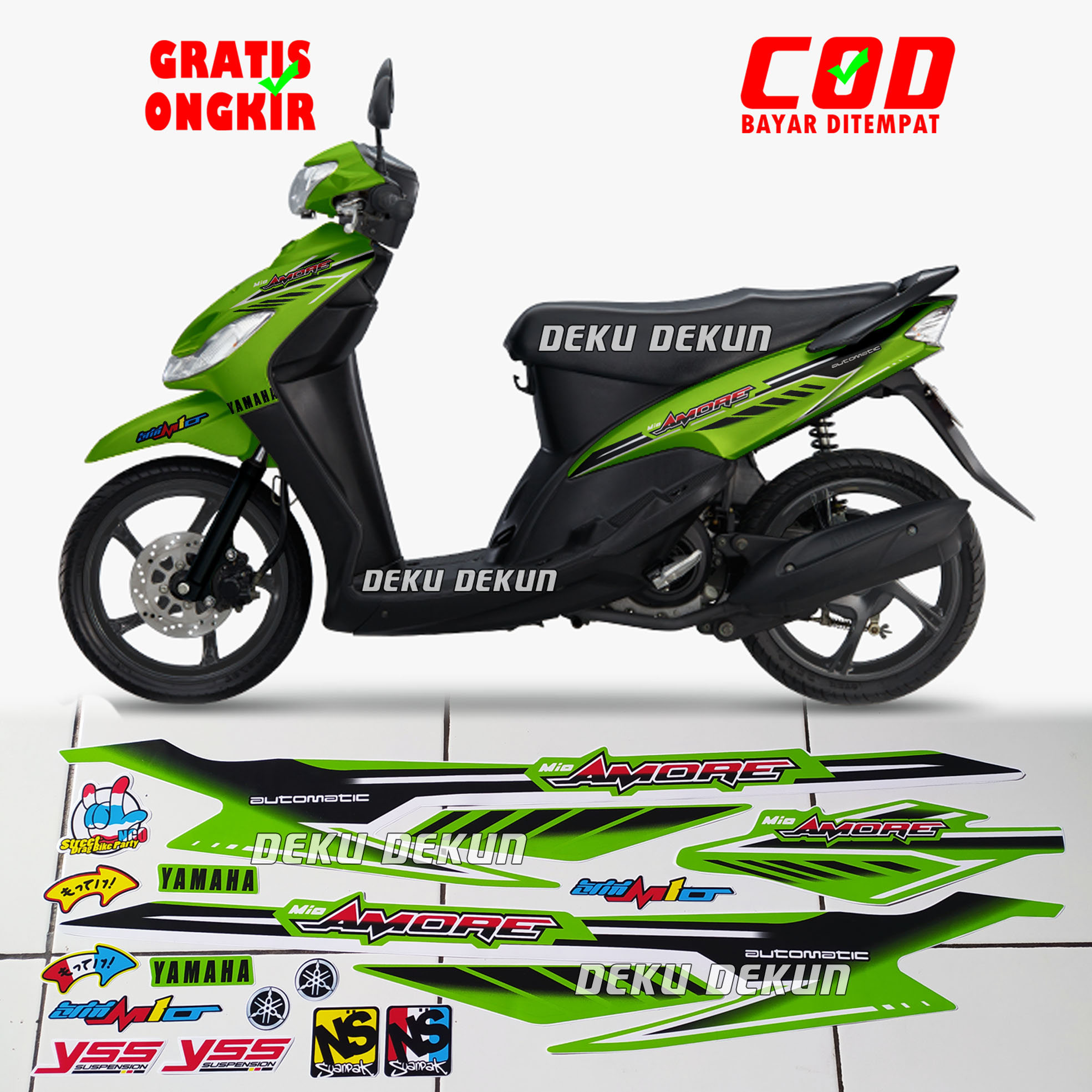Stiker Mio Sporty Striping Mio Sporty Mio Amore Mio Smile Thailand ...