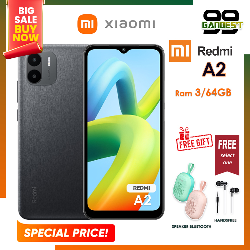 HP XIAOMI REDMI A2 RAM 3/64GB Grs Resmi | GANDEST 99 | Lazada Indonesia