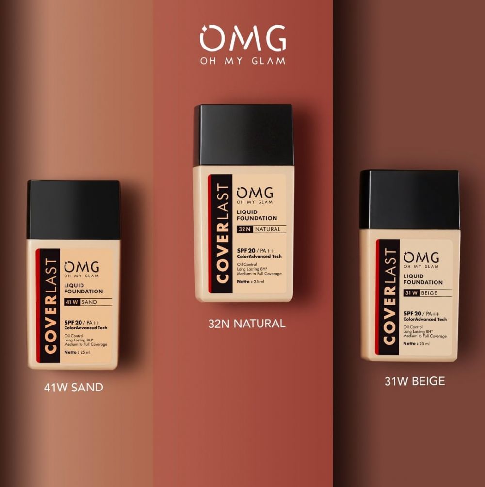 ics1- OMG Oh My Glam Coverlast Foundation - Alas Bedak | Lazada Indonesia
