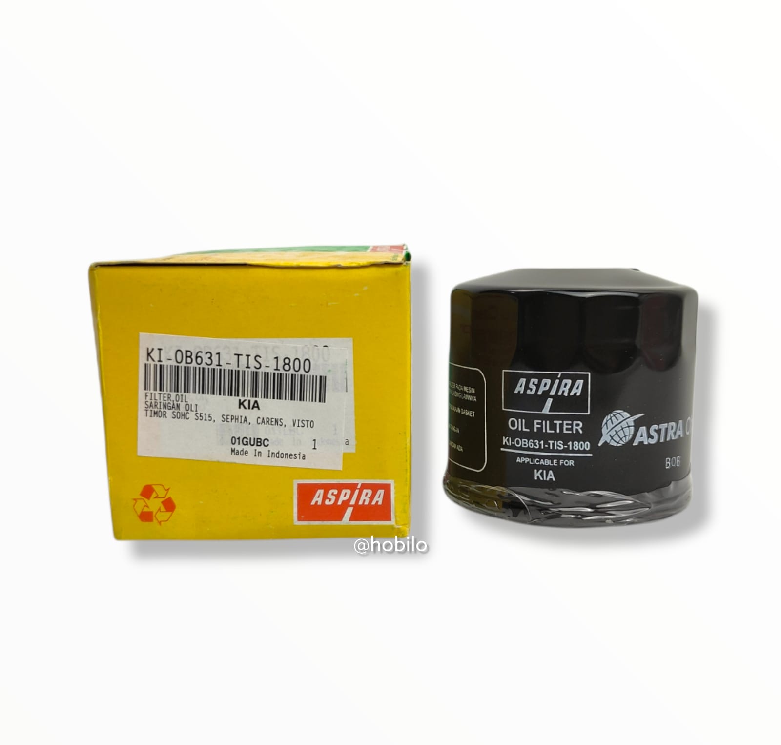Filter Oli Aspira Atoz / Timor / KIA New & Old Picanto / Visto / Ford ...