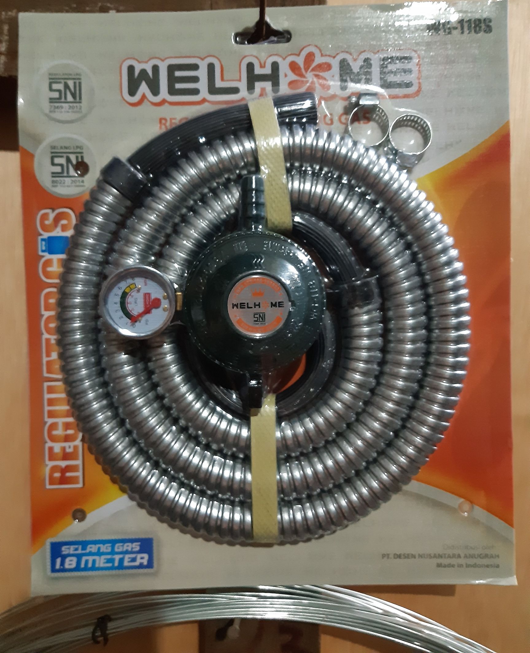 Selang Regulator LPG Komplet / Regulator Komplet LPG Welhome | Lazada ...