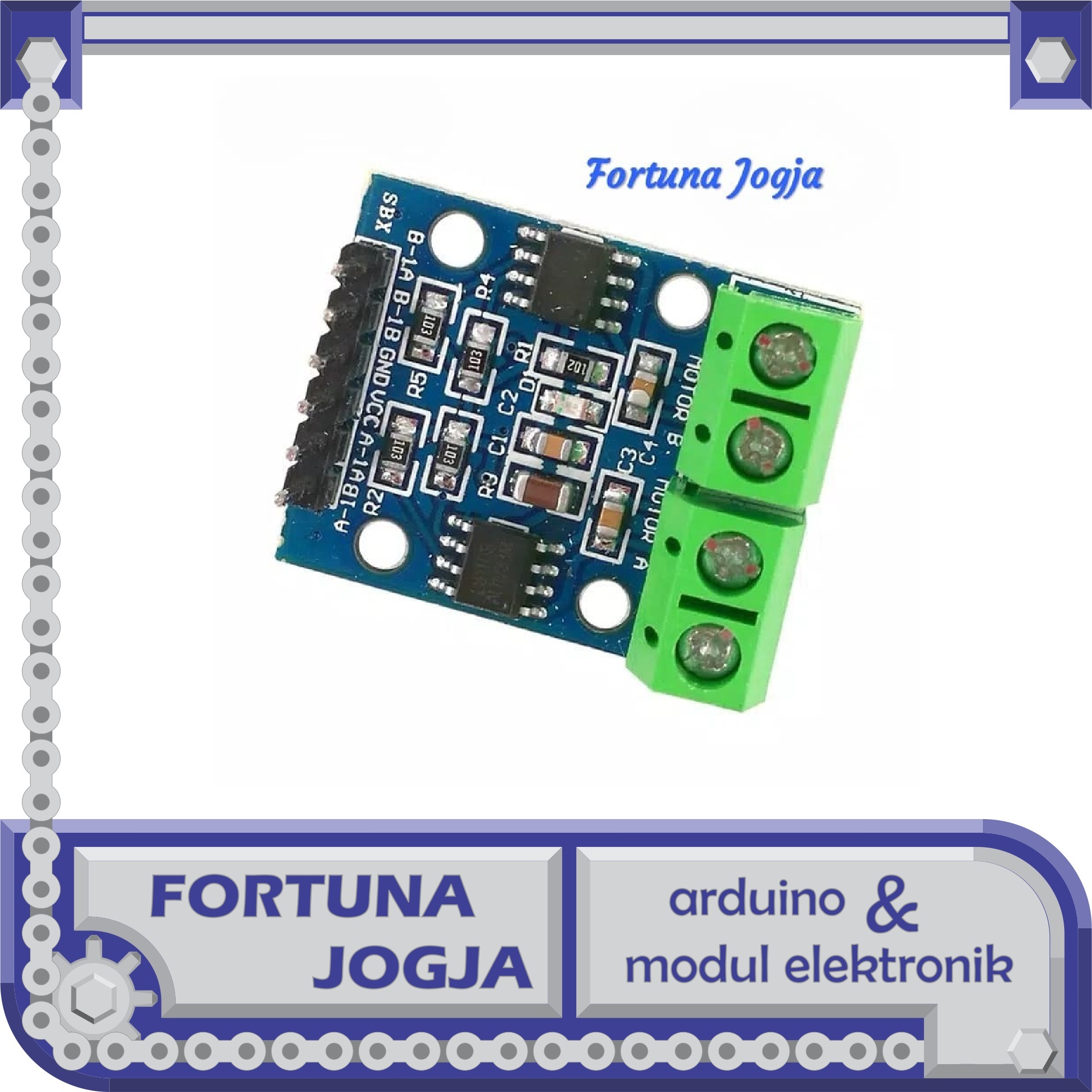 Modul L9110S H-bridge Stepper Motor Dual DC motor Driver Module L9110 ...