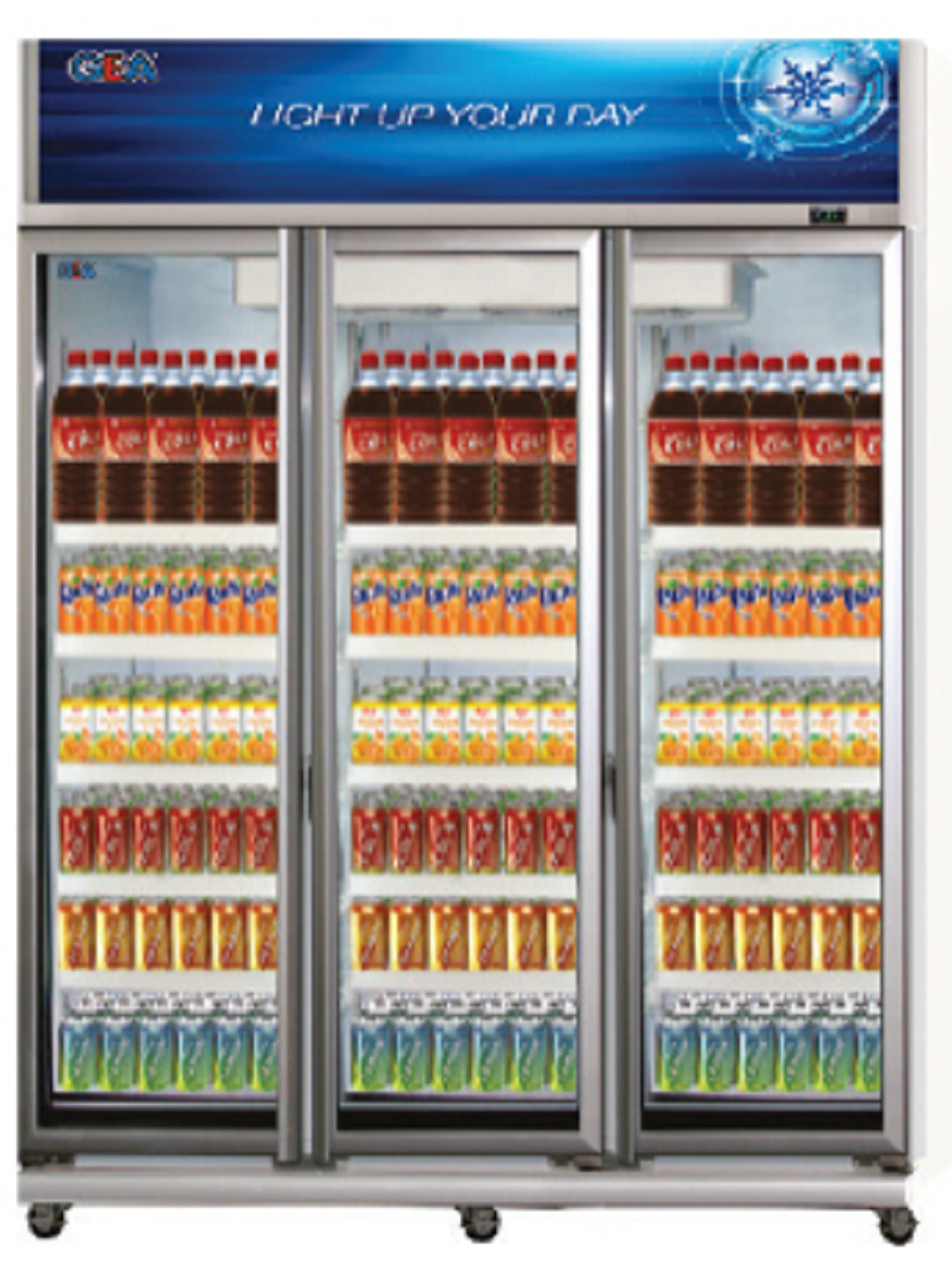 Gea Showcase Double Door Expo-1300 AH/CN | Lazada Indonesia