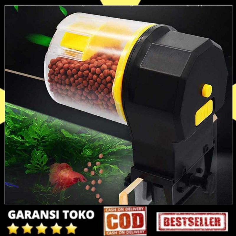 Tempat Makan Ikan Set Timer / Alat Makan Ikan Otomatis / Dispenser ...