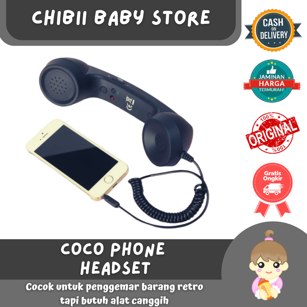 Gagang Telepon Telpon Jadul Gaya Retro Headset Kado Unik Viral ...