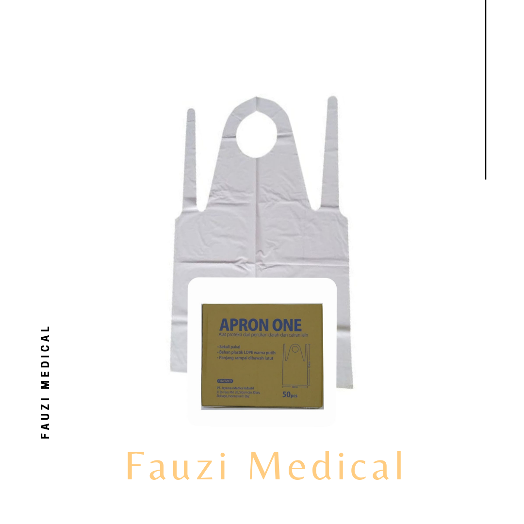 Apron Plastik OneMed pak isi 50 pcs | Lazada Indonesia