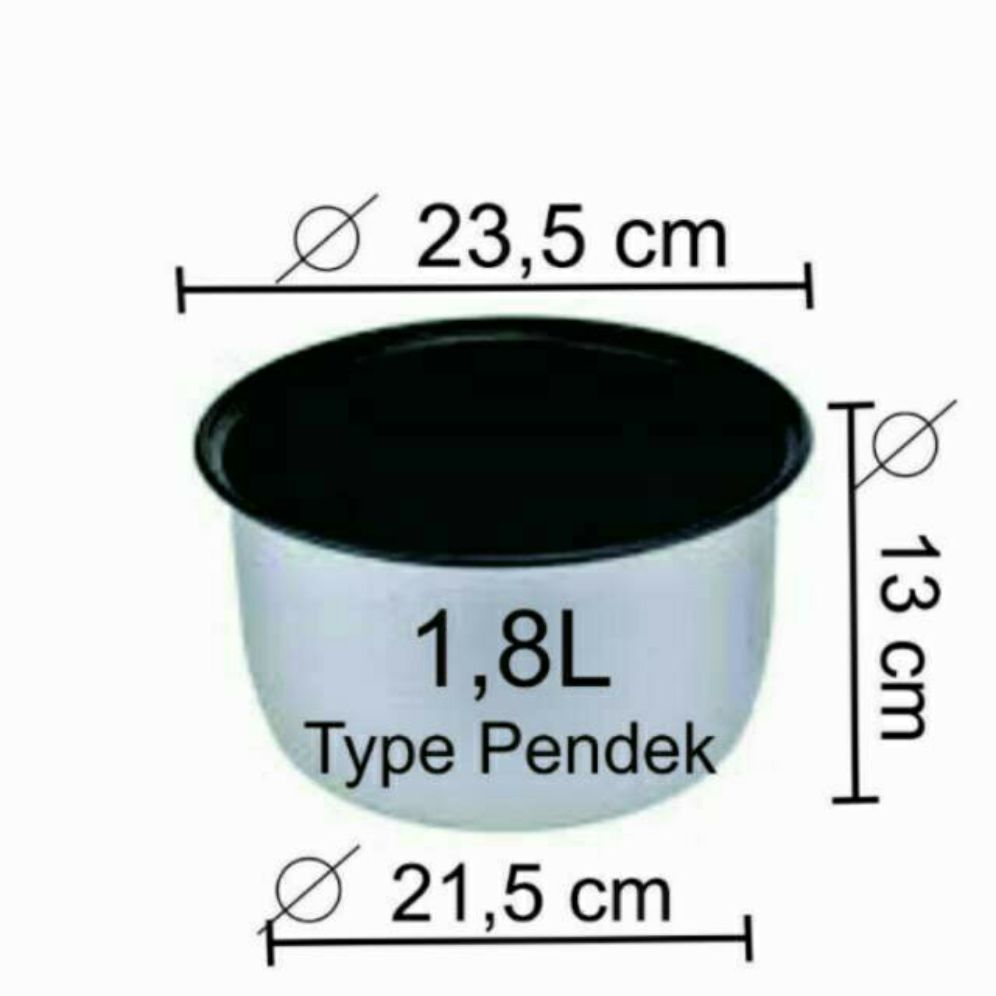 PANCI TEFLON RICE COOKER TINGGI 13CM - 15CM UNIVERSAL | Lazada Indonesia