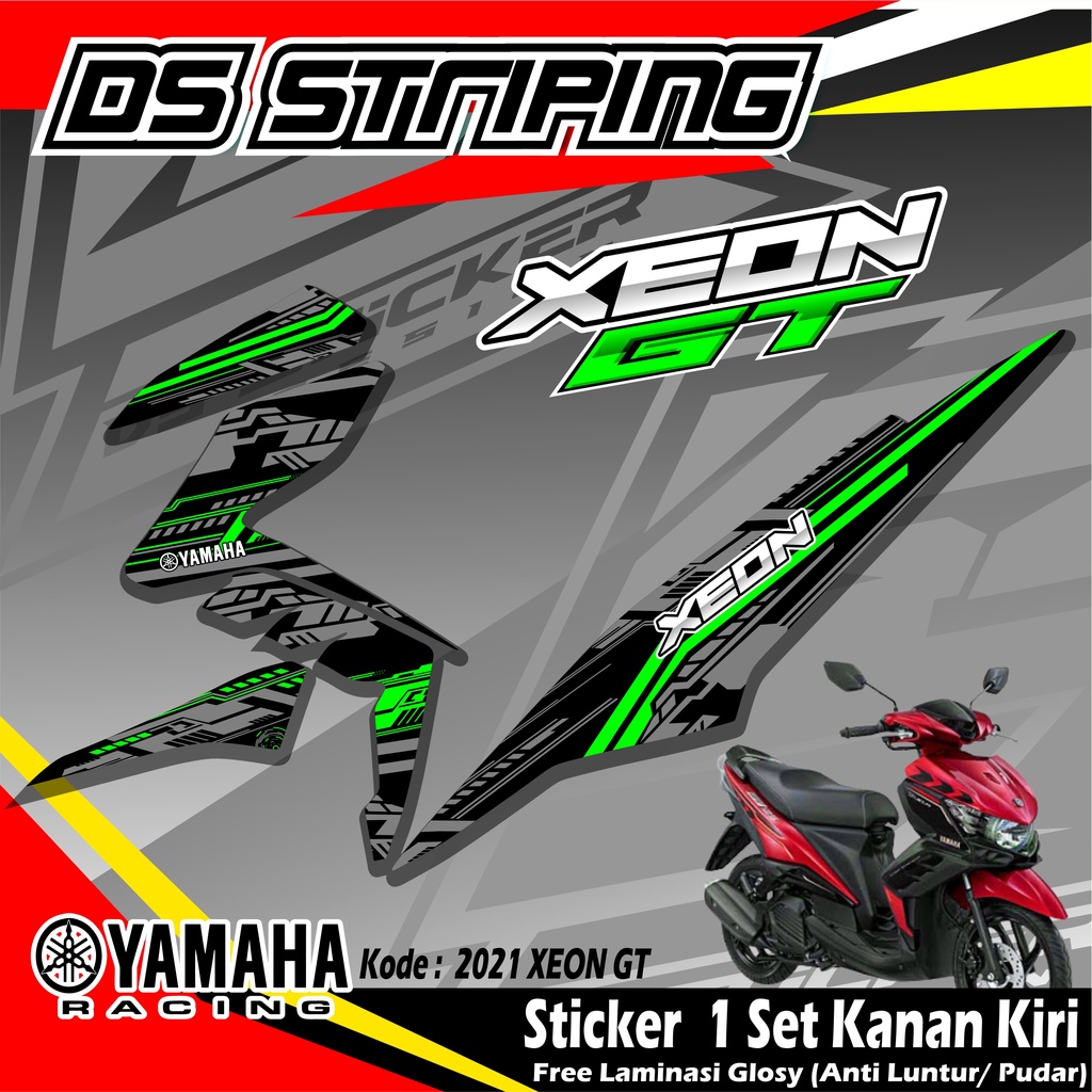 2021 Striping stiker Xeon GT Yamaha List Variasi Sticker | Lazada Indonesia