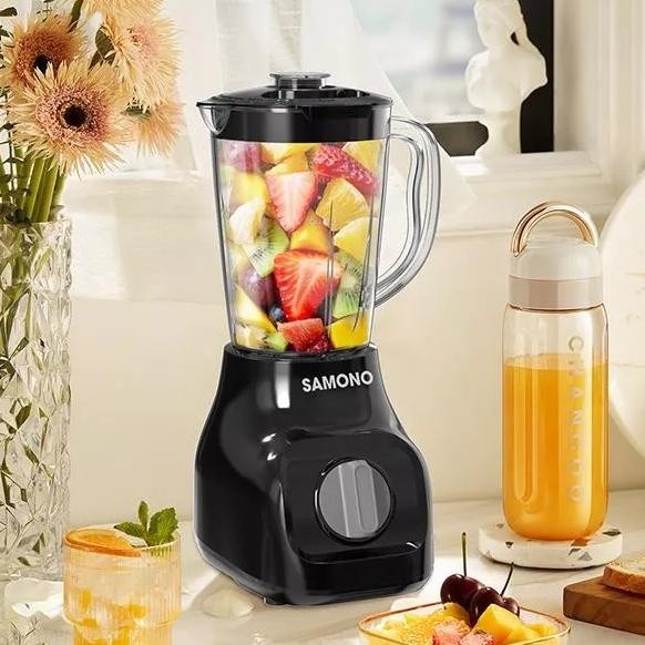BLENDER SAMONO SW-BL350B Multifungsi 2in1 Blender 1,7L Blender Jus ...