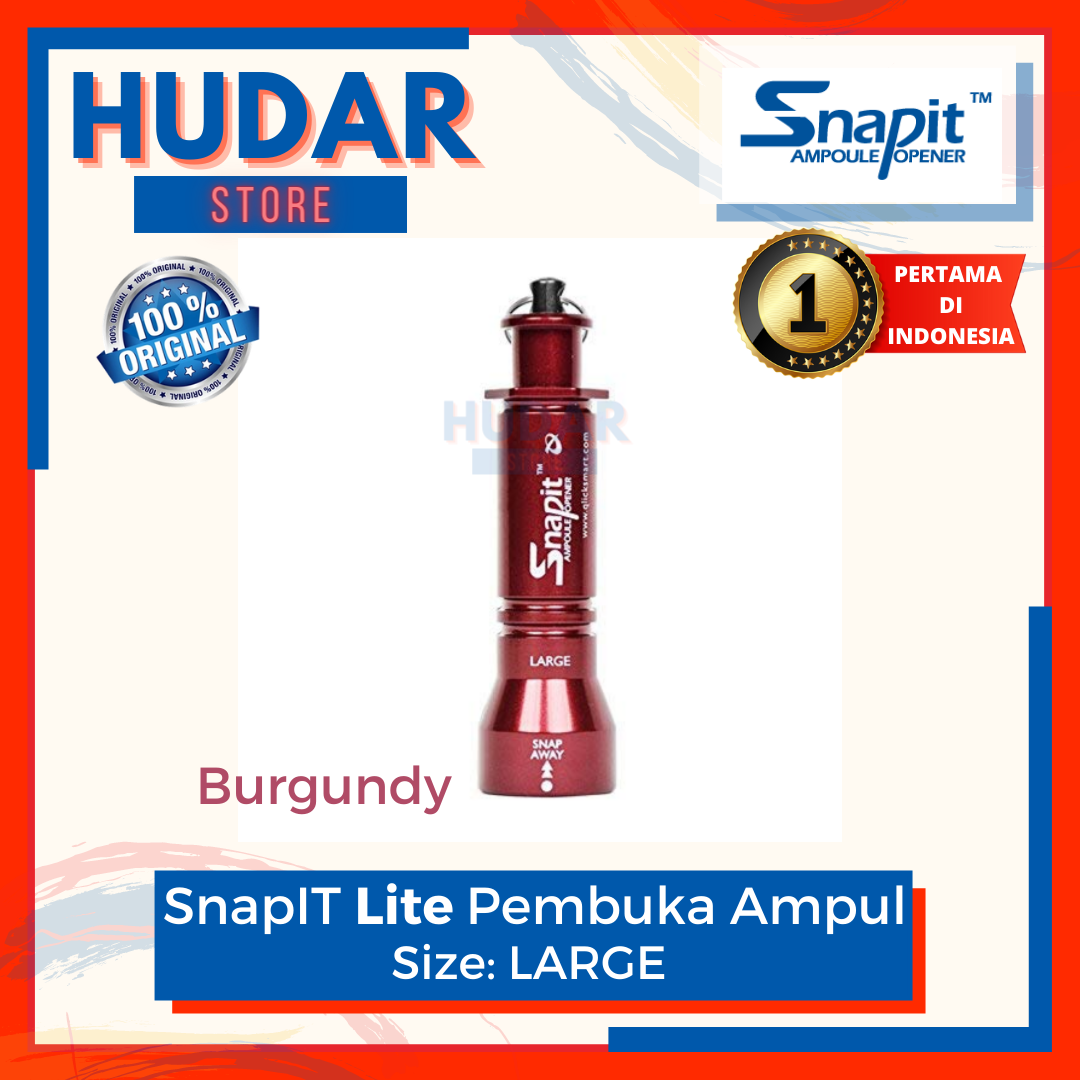 pembuka ampul SnapIT ampoule opener snap it Ukuran LARGE - ORIGINAL ...