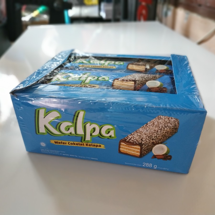 kalpa wafer coklat kelapa 1 kotak | Lazada Indonesia